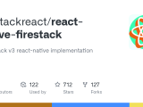 Issues Fullstackreact React Native Firestack Github