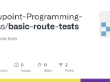 Github Viewpoint Programming Class Basic Route Tests Basic Route Tests