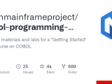 Github Openmainframeproject Cobol Programming Course Training