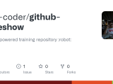 Github Well Coder Github Slideshow A Robot Powered Training