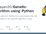 Github Rupayan20 Genetic Algorithm Using Python Material Selection