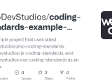 Github Webdevstudios Coding Standards Example Project An Example
