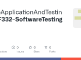 Github Webapplicationandtesting Sf332 Softwaretesting