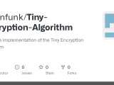 Github Collinfunk Tiny Encryption Algorithm A Simple Implementation