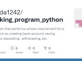 Github Redda1242 Banking Program Python A Program That Performs