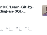 Github Mrvin100 Learn Git By Building An Sql Reference Object