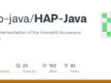 Github Hap Java Hap Java Java Implementation Of The Homekit