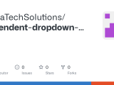Github Javaatechsolutions Dependent Dropdown Demo