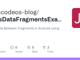 Github Johncodeos Blog Passdatafragmentsexample Pass Data Between