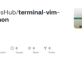 Github Jakeshub Terminal Vim Python