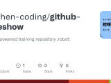 Github Stephen Coding Github Slideshow A Robot Powered Training
