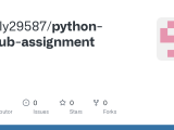 Github Chilly29587 Python Github Assignment
