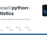 Python Statistics Statistics Py At Master Bcbcarl Python Statistics