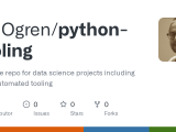 Github Jimogren Python Tooling Template Repo For Data Science