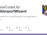 Github Accesscodelib Aclibimportwizard Import Code From