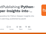 Github Packtpublishing Python Deeper Insights Into Machine Learning