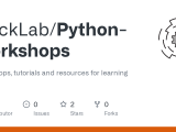 Github Gucklab Python Workshops Workshops Tutorials And Resources