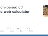Github Python Benedict Basic Web Calculator