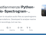 Github Sebastianmenze Python Audio Spectrogram Explorer A Program To
