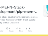 Github Plp Mern Stack Development Plp Mern Stack Development