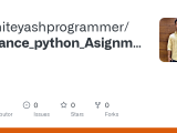 Github Mohiteyashprogrammer Advance Python Asignment Ineuron