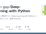 Github Open Gap Deep Learning With Python Python 深度学习 Deep
