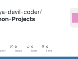 Github Aditya Devil Coder Python Projects