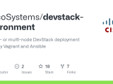 Github Ciscosystems Devstack Environment A Single Or Multi Node