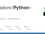 Github Awadom Python 101 Freecodecamp Python Basics