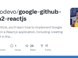 Google Github Oath2 Reactjs Src Pages Login Page Tsx At Master