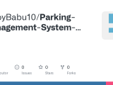 Github Binoybabu10 Parking Management System Using Arduino And Python