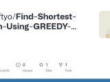 Github Arieftyo Find Shortest Path Using Greedy Algorithm