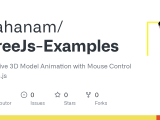 Github Grahanam Threejs Examples Interactive 3d Model Animation With