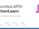 Github Columbolapd Pythonlearn Repository Of Python Scripts For Learn