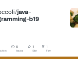 Github Rfbroccoli Java Programming B19