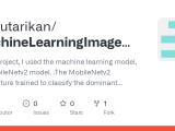 Github Mesutarikan Machinelearningimageclassification In This
