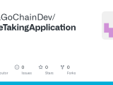 Github Balagochaindev Notetakingapplication