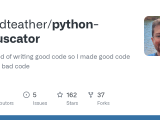 Github Davidteather Python Obfuscator I Got Tired Of Writing Good
