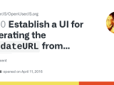Establish A Ui For Generating The Updateurl From Name Non