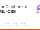 Github Antondiachenko Html Css
