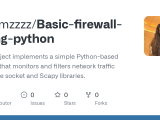 Github Nimmzzzz Basic Firewall Using Python This Project Implements