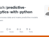 Github Jorwalk Predictive Analytics With Python How To Process Data