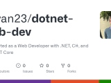 Github Pyvan23 Dotnet Web Dev Get Started As A Web Developer With