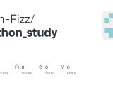 Github Ren Fizz Python Study