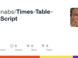Github Tatianabs Times Table Javascript