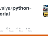 Github Keivalya Python Tutorial