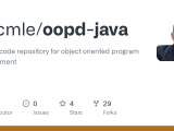 Github Ducmle Oopd Java Source Code Repository For Object Oriented