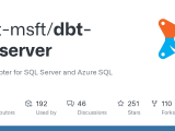 Github Dbt Msft Dbt Sqlserver Dbt Adapter For Sql Server And Azure Sql