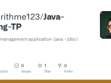 Github Algorithme123 Java Swing Tp Application De Gestion Des Cours