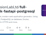 Github Decisionlabltd Full Stack Fastapi Postgresql Full Stack